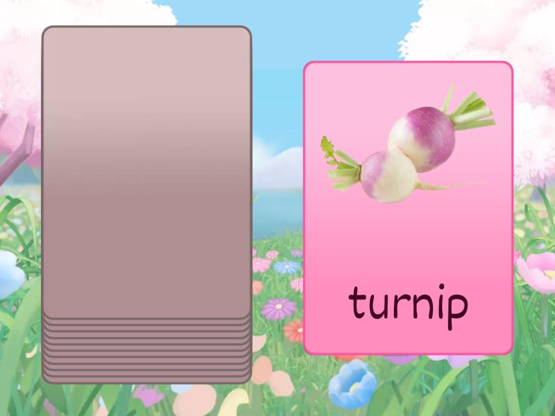 The Enormous Turnip Vocabulary - Speaking cards