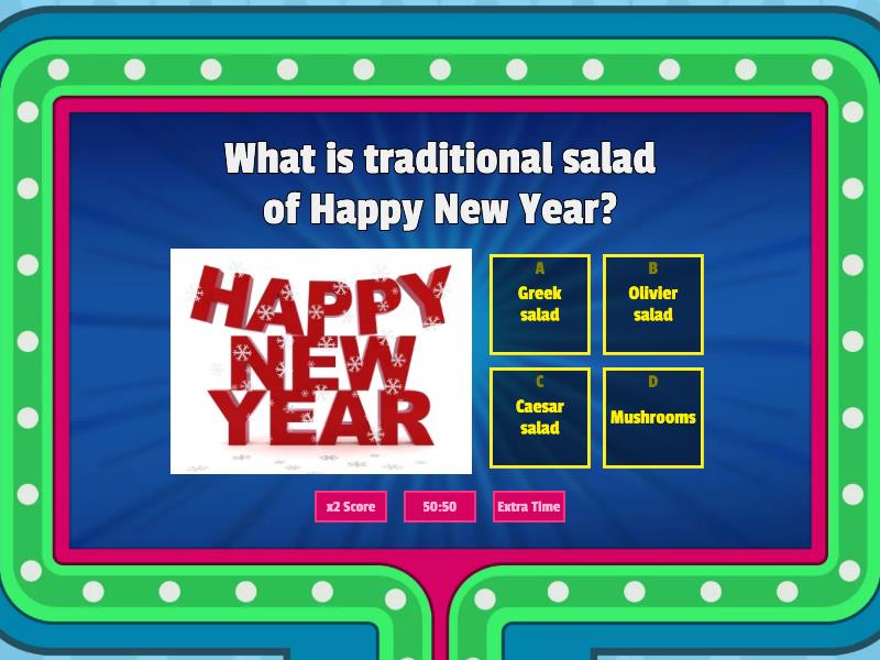 Happy New Year Quiz - Gameshow quiz