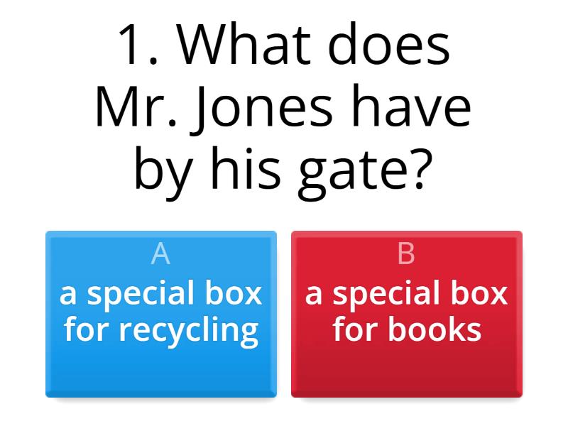 Why Should I Recycle? by Jen Green (Comprehension Questions) - Quiz