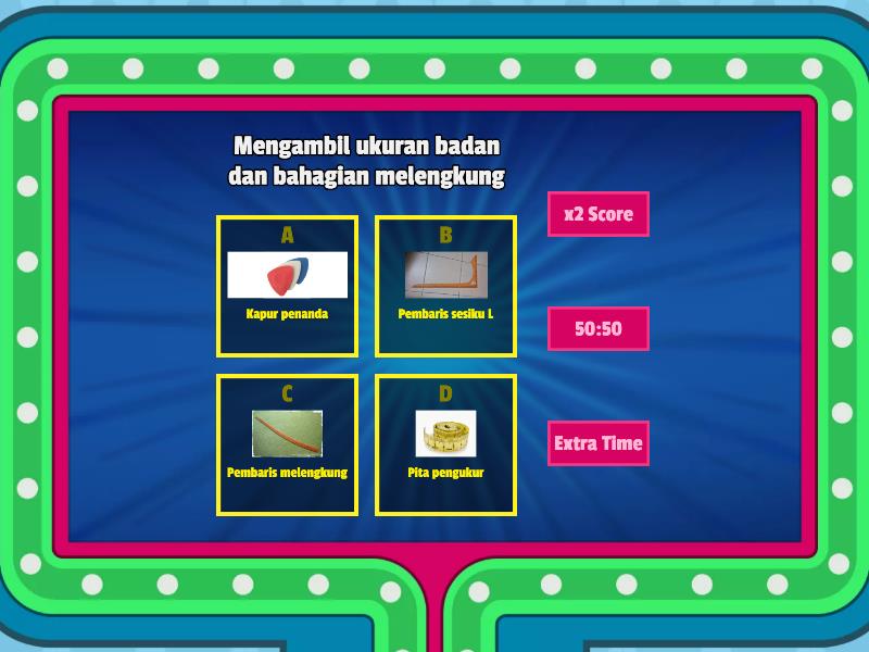 Alatan Reka Bentuk Fesyen - Gameshow quiz