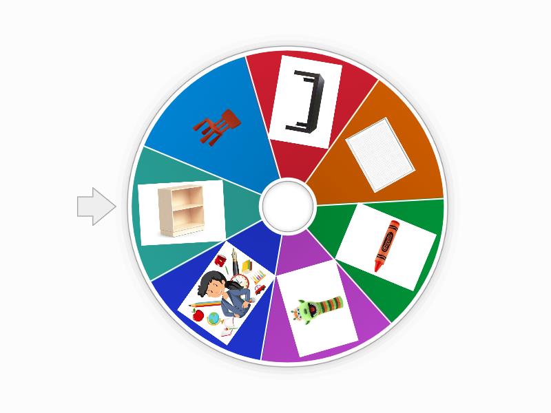 Big Fun 1- Unit 1 vocabulary - Spin the wheel