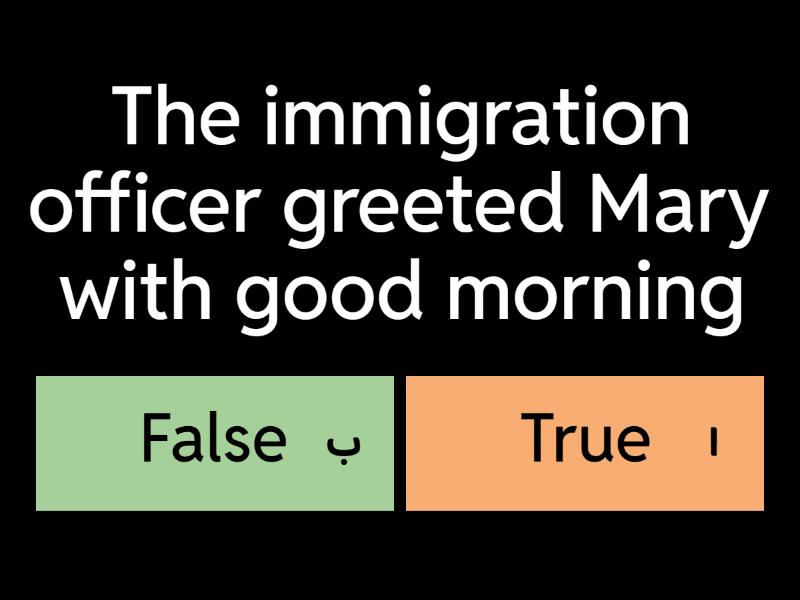 Saudi Arabic M1- U5- 16 - Quiz