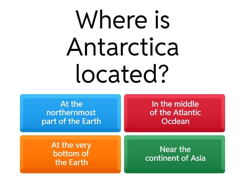 Antarctica - Quiz