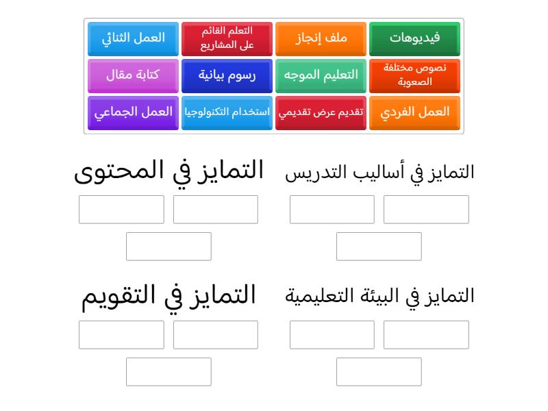 نشاط رقم 3 - Group sort