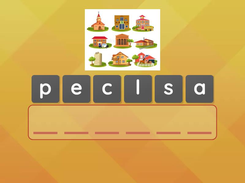 FF2 Unit 9 Places - Anagram