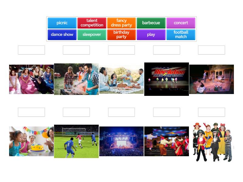 GG2 Unit 8.1 Events - Match up