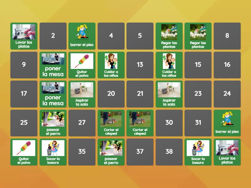 Los Quehaceres - Matching pairs