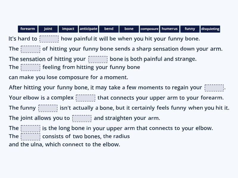 Why does hitting your funny bone feel so horrible? C1 English for kids ...