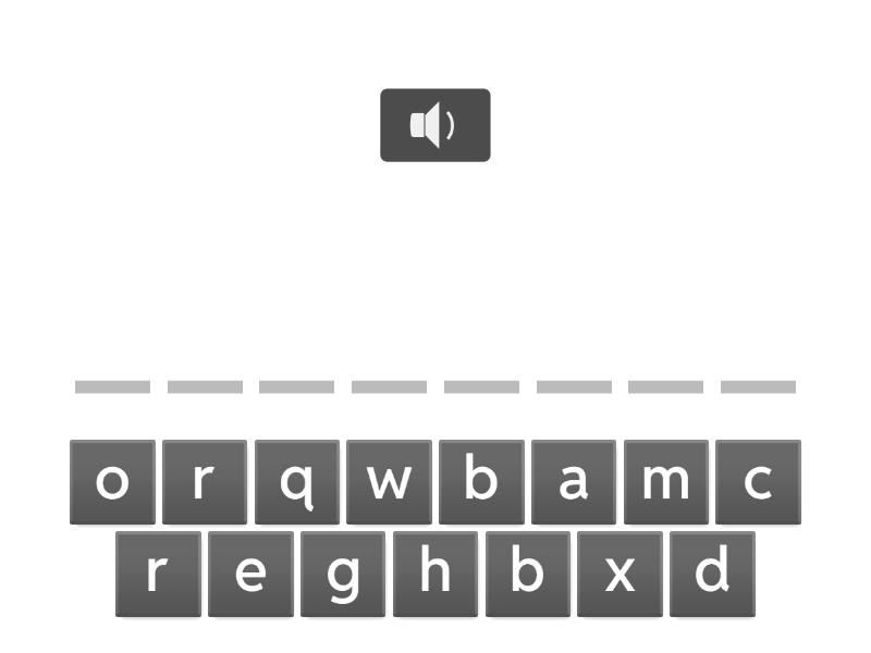 SO A2 U4.1 - Spell the word