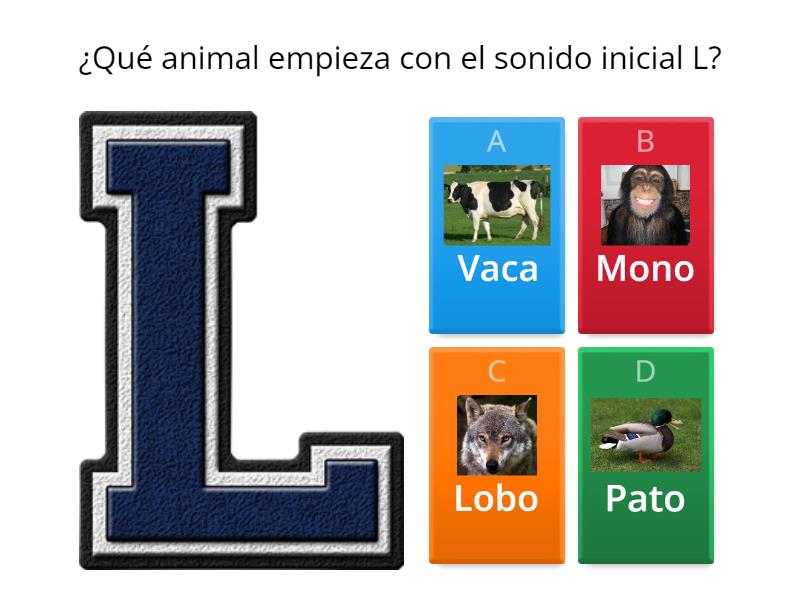 Sonido inicial L - Quiz