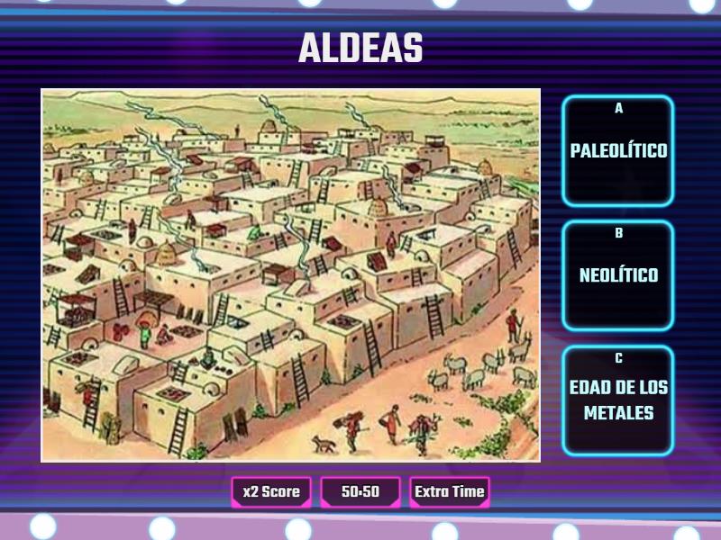 JUEGO DE LA PREHISTORIA QUIZ SHOW - Gameshow quiz