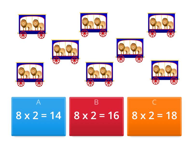 Multiply by 2, 3, 4 and 5 - Quiz