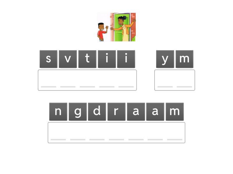 FF2 UNIT 6 VOCAB - Đảo chữ