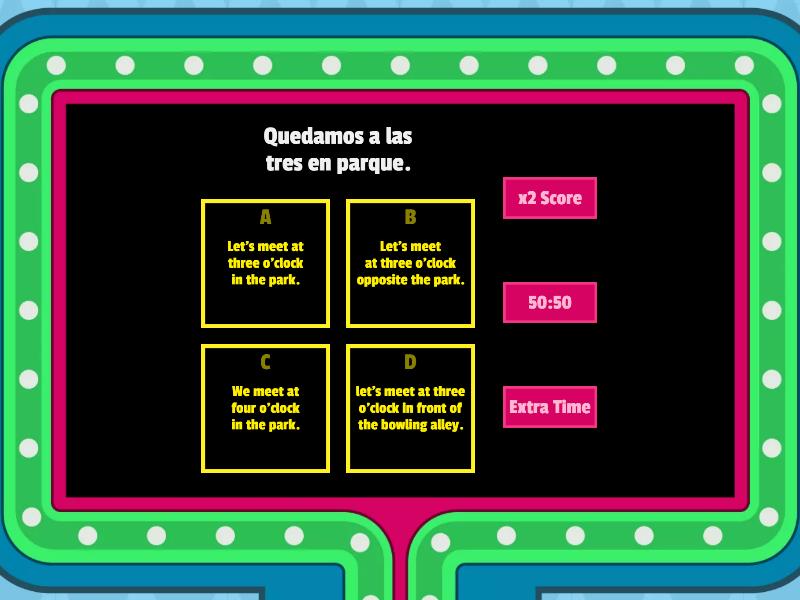 Donde Quedamos - Year 8 - Gameshow quiz