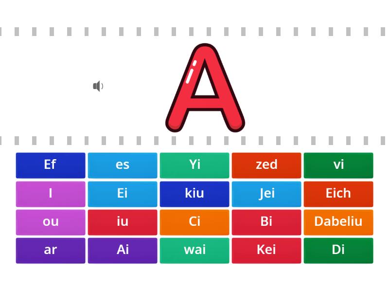 THE ALPHABET - Cada oveja con su pareja