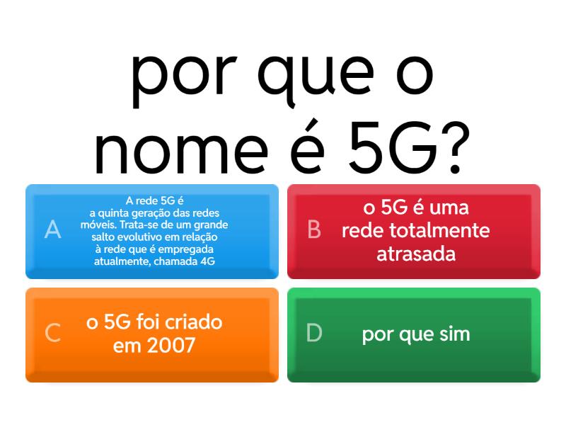 sobre 5G - Quiz