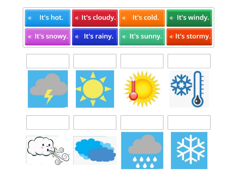 Weather grade 4 - Match up
