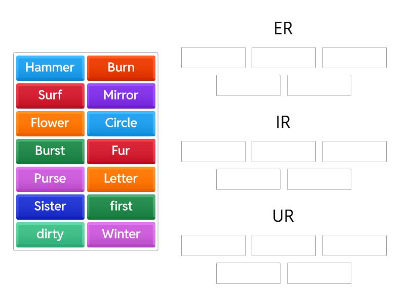 Bossy R - Group sort