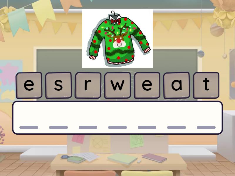 SM1_Unit 7_Clothes - Anagram