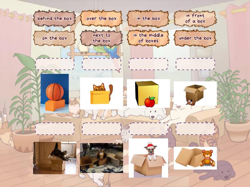 Prepositions of place - Match up