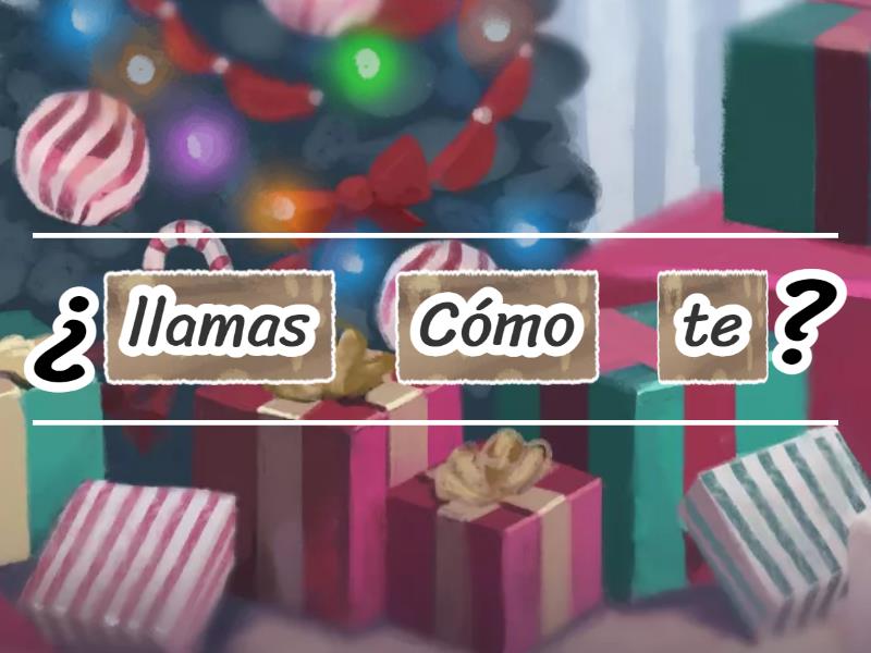 Ordena las palabras - preguntas y respuestas básicas niños - Reordenar