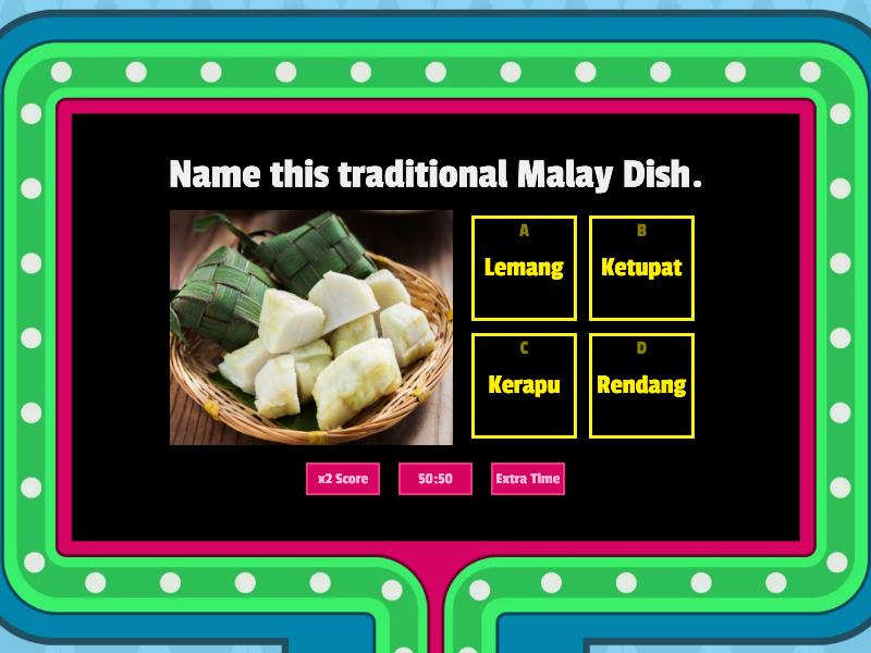 Hari Raya Food Quiz - Gameshow quiz