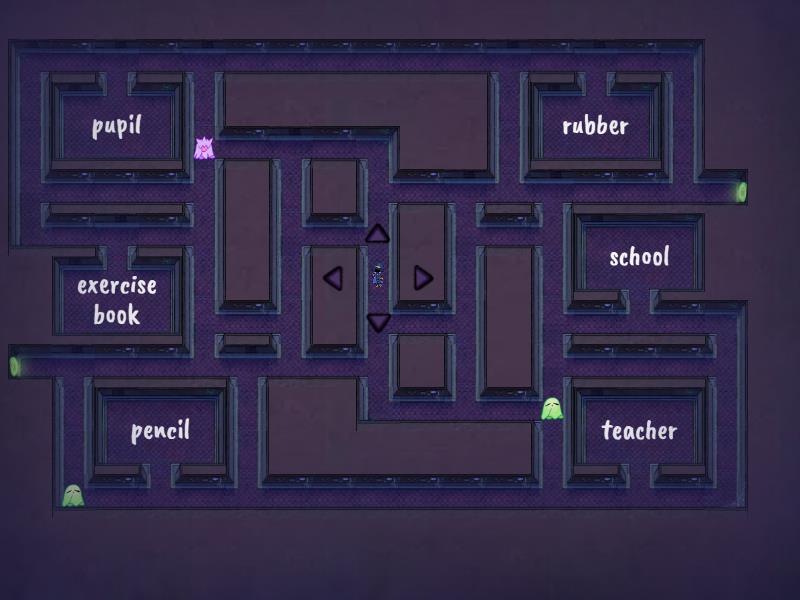 school things - Maze chase