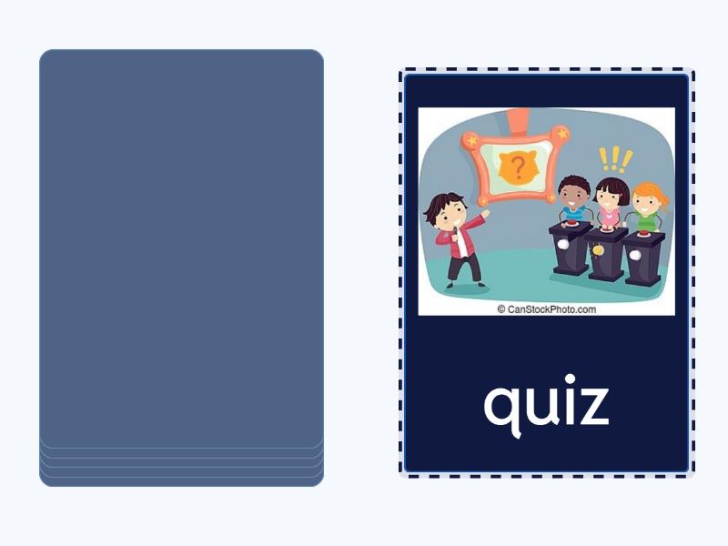 Phonics qu (QU - WORDS) - Speaking cards