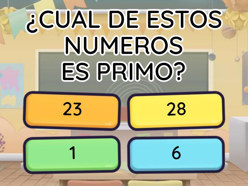 Los números primos y compuestos. - Quiz