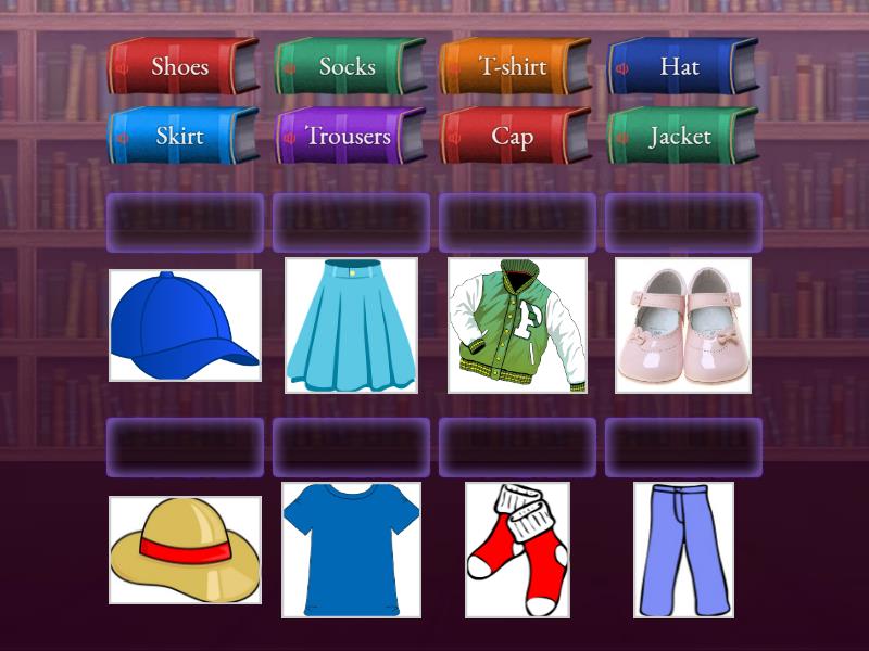 Beehive 1 - Clothes - Unit 7 - Match up