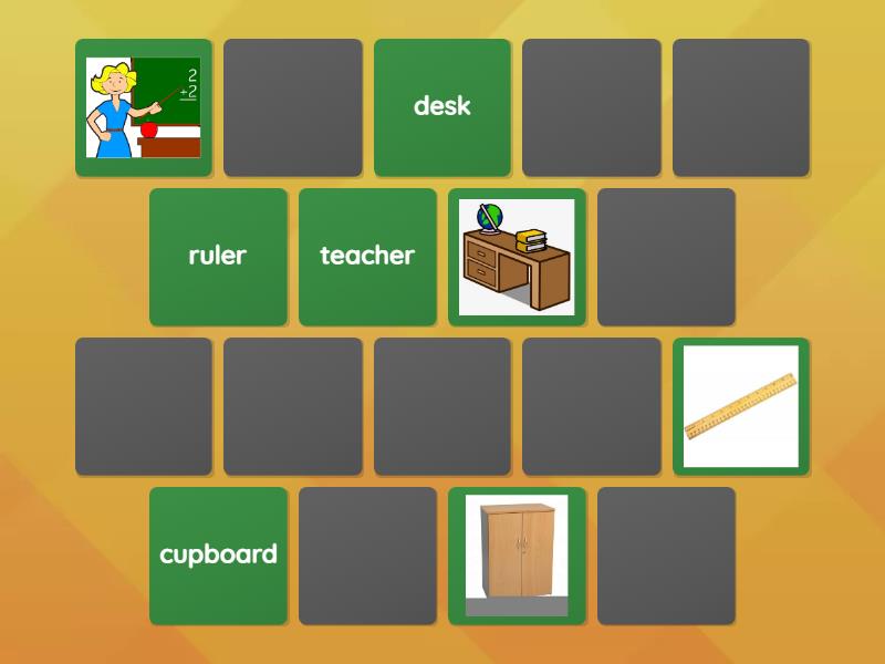 Back to School - Matching pairs