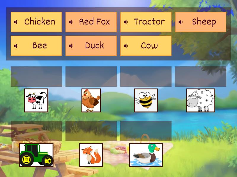 Unit 4 - Farm Animals - Match up