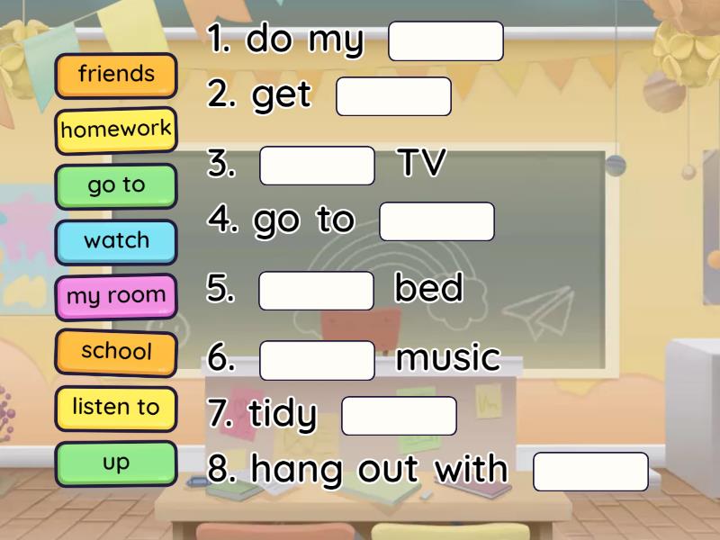 Go getter 1 Unit 6 - Complete the sentence