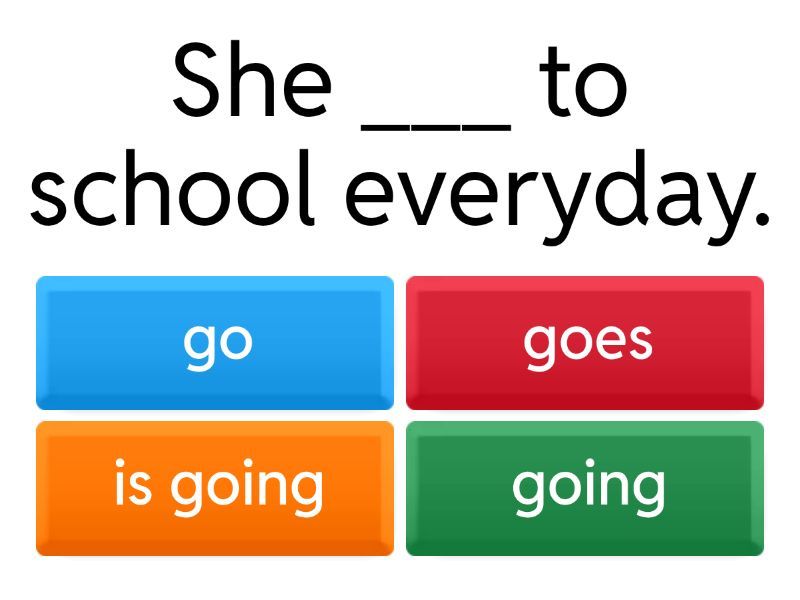 PRESENT SIMPLE & PRESENT CONTINUOUS - Quiz