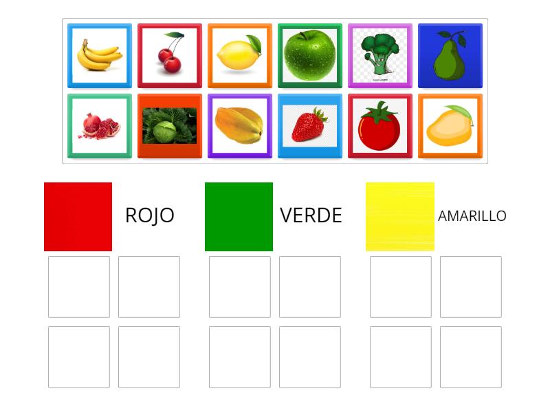 AGRUPAMOS Y APRENDEMOS LOS COLORES - Group sort