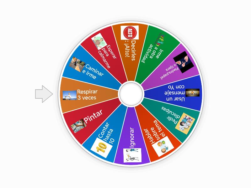 Rueda Resolución de Conflictos - Rueda aleatoria