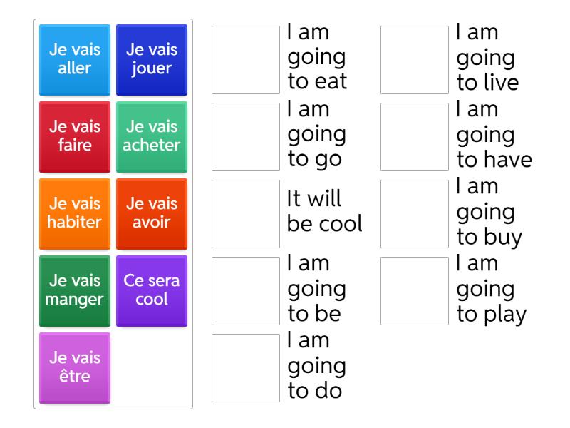 LE FUTUR PROCHE FACILE - Match up