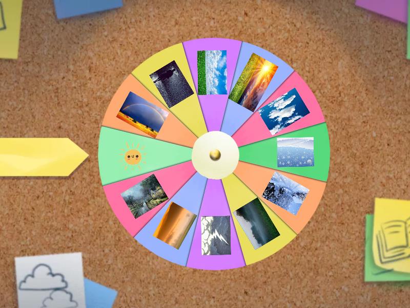Weather - Spin the wheel
