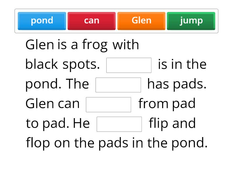 UFLI Lesson 41b: short vowel advanced review 1 (CCVC, CVCC) The Frog ...