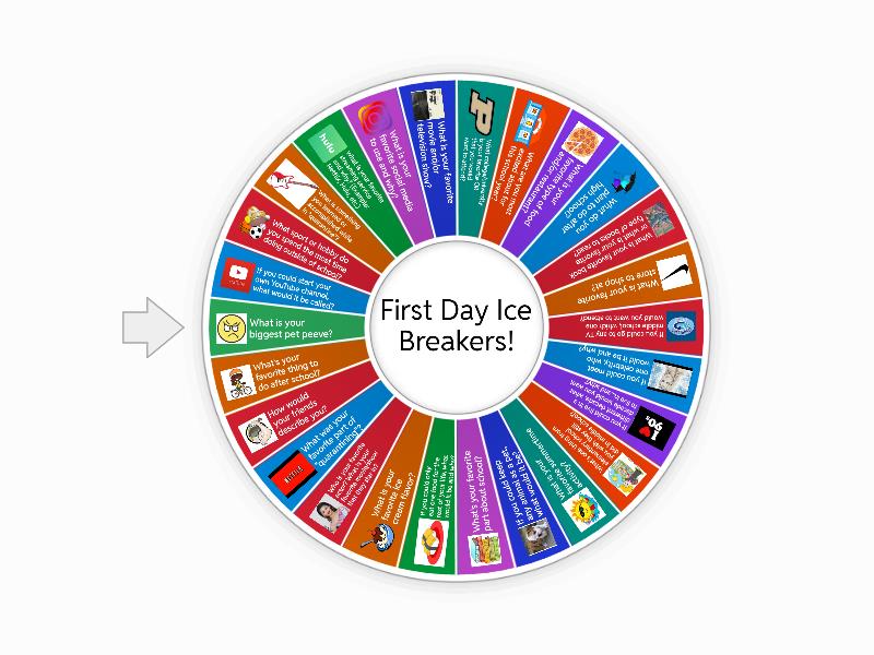 First Day Ice Breakers! - Spin the wheel