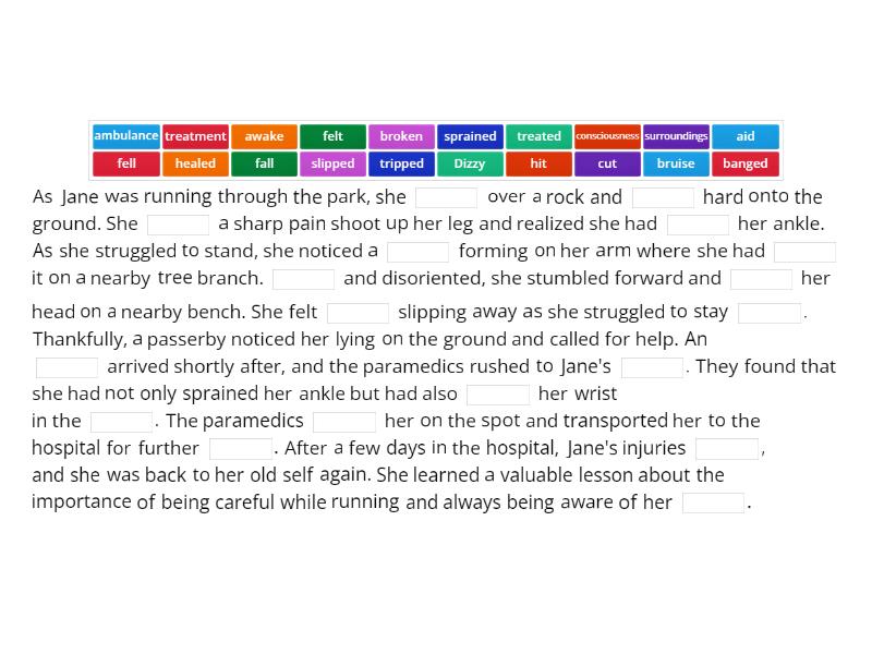 Injuries and accidents - Outcomes Upper-Intermediate Unit 5 - Complete ...