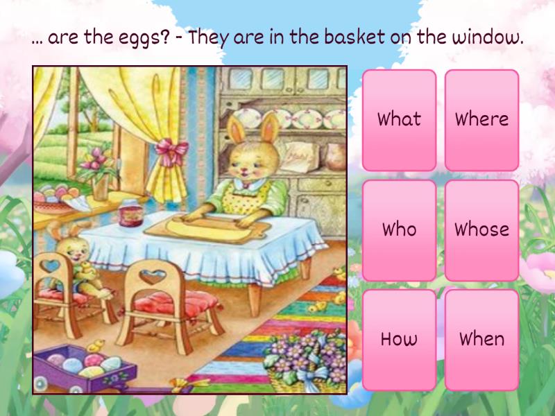Easter - WH-questions - Quiz