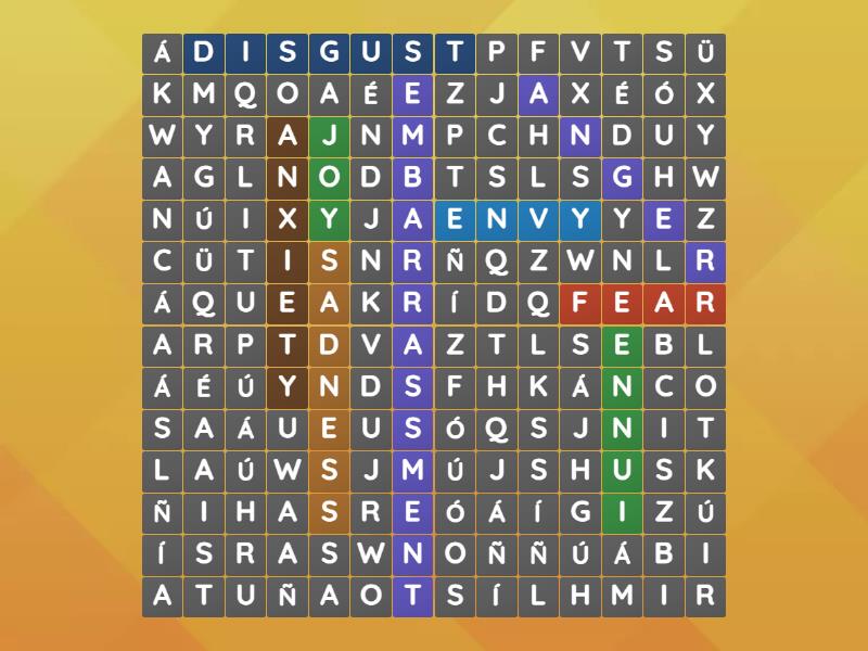 Inside Out 2 - Wordsearch