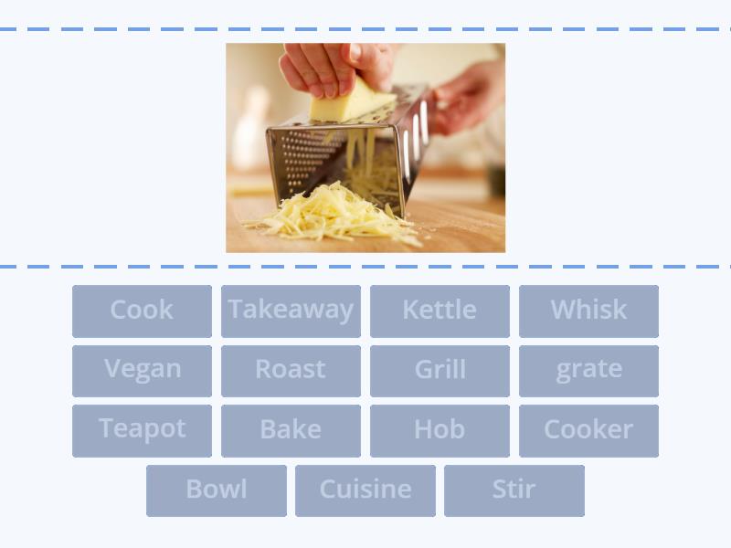 food vocab - Find the match
