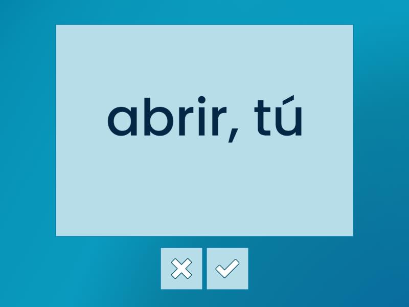 Pretérito Perfecto - Flash cards