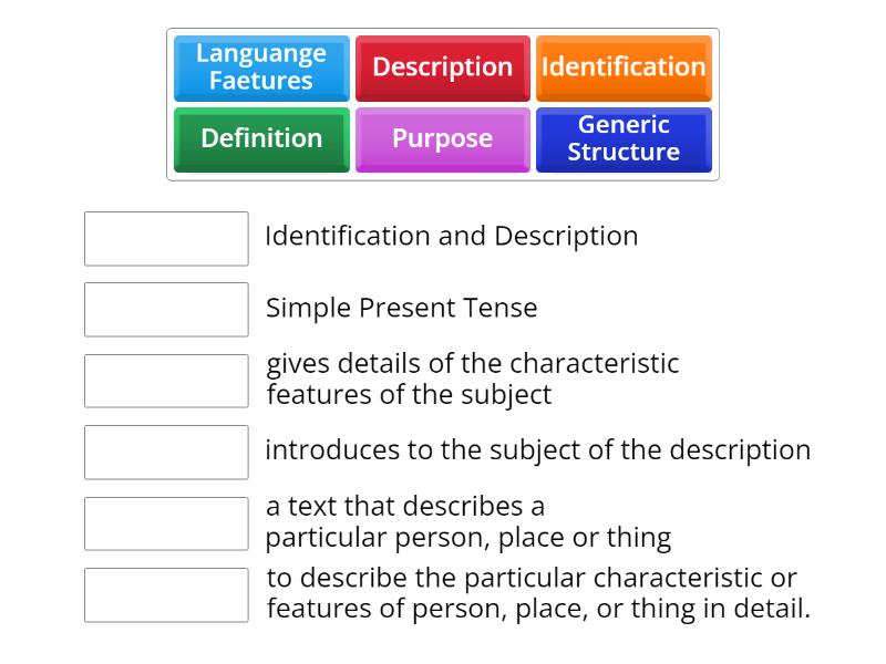 Asesmen Awal Descriptive text - Match up