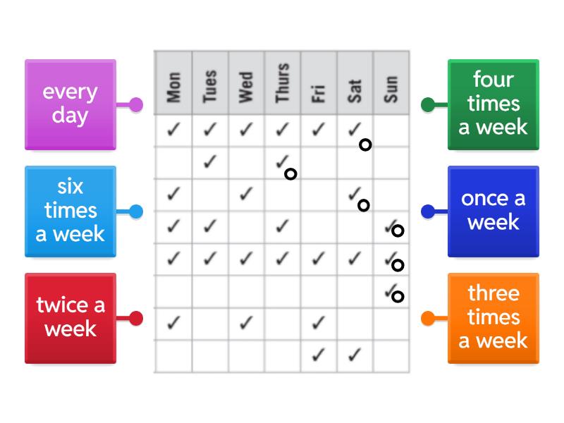 B7 U3A Frequency expressions - Labelled diagram
