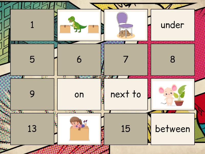 Preposition - Matching pairs