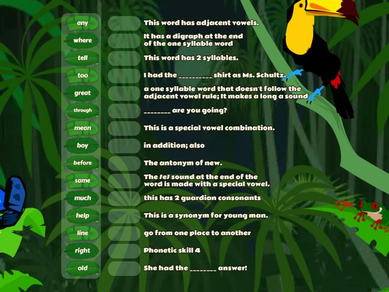 Most Common Words List 13 - Match up