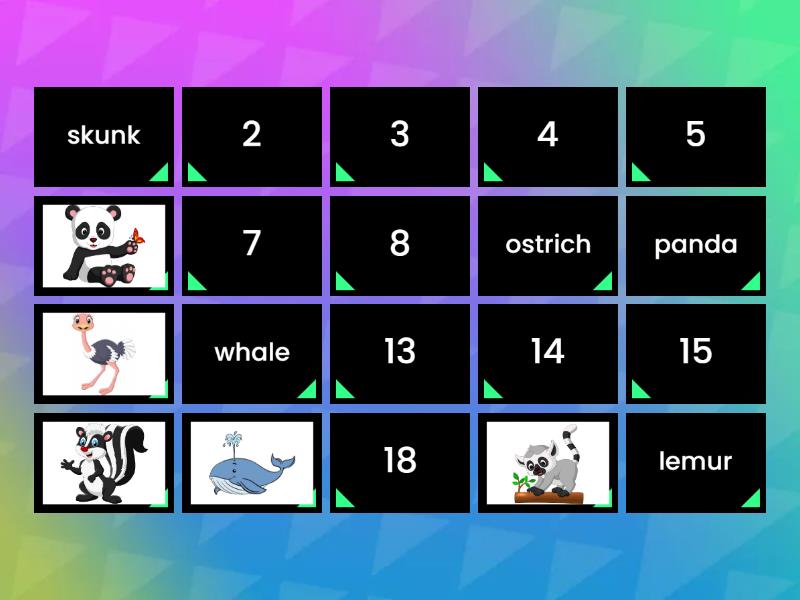 Please Mr Panda - Matching pairs